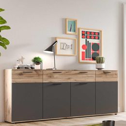 Pharao24.de XL Esszimmer Sideboard in modernem Design 200x91x40 cm