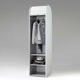 Pharao24.de Rolladen-Garderobenschrank in Wei&szlig; 50 cm breit