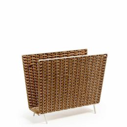 Pharao24.de Zeitungsablage aus Kunstrattan Beige