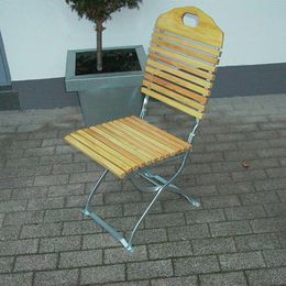 Pharao24.de Klappstuhl f&uuml;r Garten massiv (2er Set)