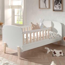 Pharao24.de Gitterbett aus Kiefer Massivholz und MDF 70x140 cm