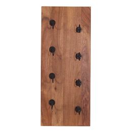 Pharao24.de Rustikales Weinregal aus Mangobaum Massivholz Industry und Loft Stil