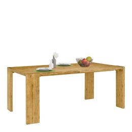 Pharao24.de Vollholztisch aus Akazie Massivholz 75 cm hoch
