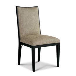 Pharao24.de Premium Esszimmerstuhl in Beige und Schwarz klassischen Stil