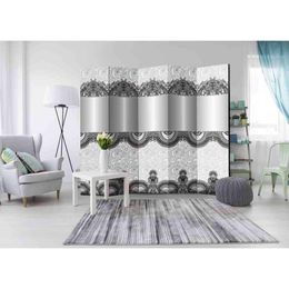 Pharao24.de Spanische Wand mit Mandala Motiv im Spitzen Design 225 cm breit