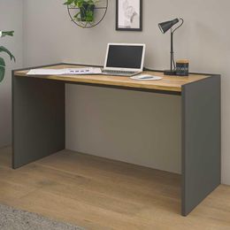 Pharao24.de Schreibtisch zweifarbig in modernem Design 143x77x63 cm