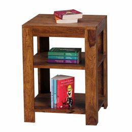 Pharao24.de B&uuml;cherregal aus Sheesham Massivholz Landhaus