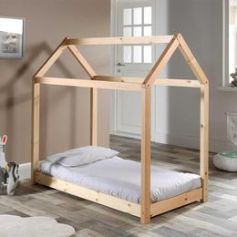 Pharao24.de Massivholz Kinderbett im Haus Design Kiefer lackiert