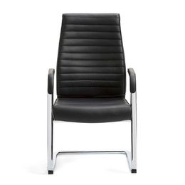 Pharao24.de Armstuhl in Schwarz Leder Made in Germany