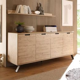 Pharao24.de Design Sideboard in Eiche Retro