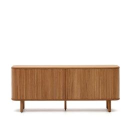 Pharao24.de Retro Style Sideboard Esche 180 cm breit Schiebet&uuml;ren