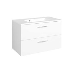 Pharao24.de Unterbeckenschrank in Wei&szlig; Made in Germany