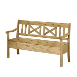 Pharao24.de Massivholzbank aus Kiefer Massivholz Landhausstil