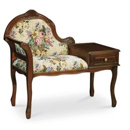 Pharao24.de Telefonbank im Barock Design floralem Muster