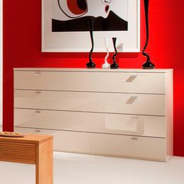 Pharao24.de Schubladen Sideboard in Wei&szlig; Hochglanz 150 cm breit