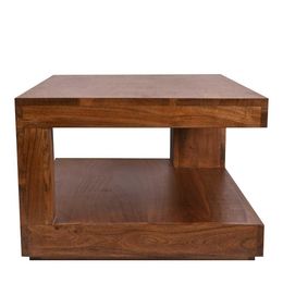 Pharao24.de Couchtisch aus Akazie Massivholz 90 cm breit