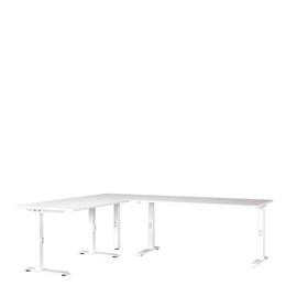 Pharao24.de Schreibtisch Computerecktisch h&ouml;henverstellbar - Made in Germany