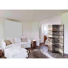 Pharao24.de Spanische Wand mit Natursteinmauer Motiv 3-teilig