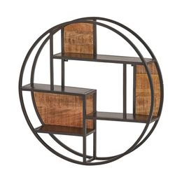 Pharao24.de Wandregal Industriestil im Industry und Loft Stil runder Form