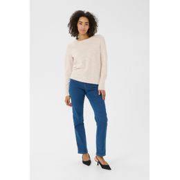 Kaffe Strickpullover Regular fit beige