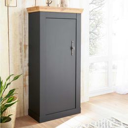 Pharao24.de Kleiner Wohnzimmer Schrank im Landhausstil 146 cm hoch
