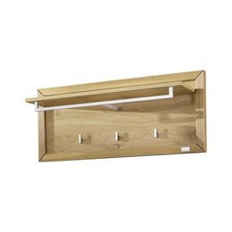 Pharao24.de Massivholz Garderobe aus Wildeiche ge&ouml;lt h&auml;ngend