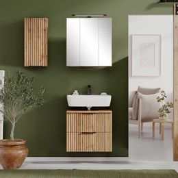 Pharao24.de Badm&ouml;belset h&auml;ngend in modernem Design Made in Germany (dreiteilig)