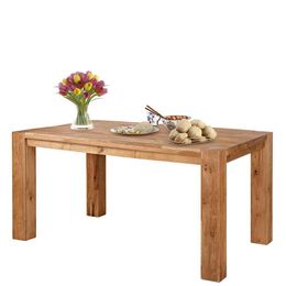 Pharao24.de Holztisch aus Wildeiche Massivholz modernem Design