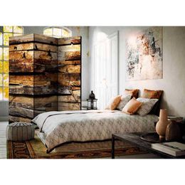Pharao24.de Paravent Sichtschutz in Holz Optik modern