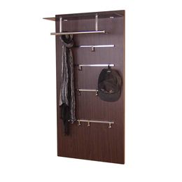 Pharao24.de Wandgarderobe in Wenge Braun Haken