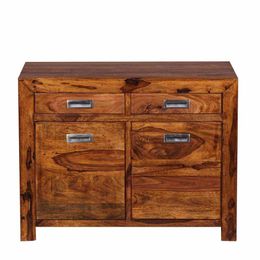 Pharao24.de Flur Kommode aus Sheesham Massivholz 90 cm breit