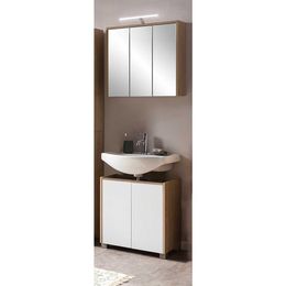 Pharao24.de Badm&ouml;bel Kombination im Skandi Design Made in Germany (zweiteilig)