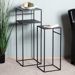 Pharao24.de Blumenst&auml;nder in modernem Design Stahl (zweiteilig)