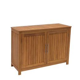 Pharao24.de Terrassen Kommode aus Eukalyptusholz 120 cm breit 120x85x50 cm Pharao24