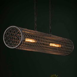 Pharao24.de H&auml;ngelampe aus Metall 150 cm hoch