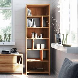 Pharao24.de Standregal aus Kernbuche Massivholz 190 cm hoch