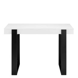 Pharao24.de Moderner Design Schreibtisch 110 cm breit B&uuml;gelgestell