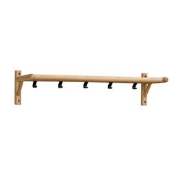 Pharao24.de Holzgarderobe aus Eiche Massivholz die Wandmontage