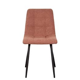 Pharao24.de Stuhl K&uuml;che in Terracotta Schwarz