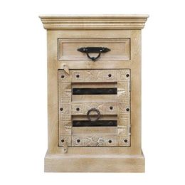 Pharao24.de Kommode Massivholz im Shabby Chic Stil 72 cm hoch - 50 cm breit