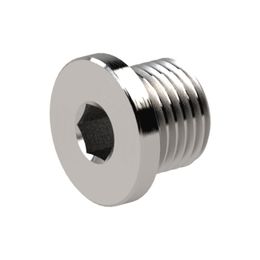 Riegler Verschlussschraube, Innensechskant, Bund, G 1/4, SW 6, ES 1.4571 (252.92-ES)