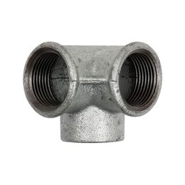 Riegler Winkelverteiler 221, IG/IG/IG, Rp 1/2, schwarzer Temperguss (TFE 221-12)