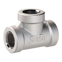 Riegler T-Verteiler, 3 x innen, Rp 1/8, Edelstahl 1.4408 (254.33-ES)