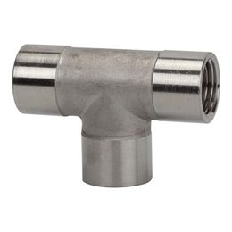 Riegler T-St&uuml;ck, innen/innen/innen, G 1/8, Edelstahl 1.4404 (ES 254.33)