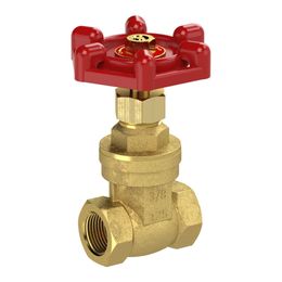 Riegler Muffen-Absperrschieber, ohne Spindelhub, Messing, G 1/2, DN 15 (250.34)