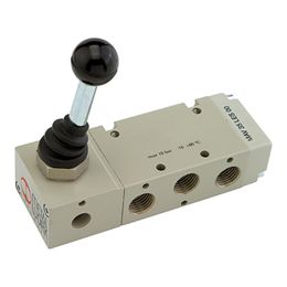 Riegler 5/2-Wegeventil, man. 90&deg; Hebel bistabil G 1/4 (514.114)
