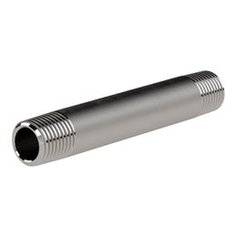 Riegler Rohrdoppelnippel, R 1 1/2, L&auml;nge 150 mm, Edelstahl 1.4571 (LN 112150-ES)