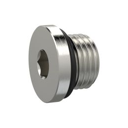 Riegler Verschlussschraube, Innensechskant 19 mm, G 1, NBR O-Ring, MSN (233.07-N)