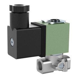 Riegler 3/2 Wege-MV, ES, NC, direktg., 24 V DC, FPM, G 1/8, PN 0 - 15 bar (MV18ES24)