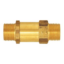 Riegler R&uuml;ckschlagventil, Durchgangsform, MS, G 3/8 AG, 0,2 - 0,4 bar (227.11)